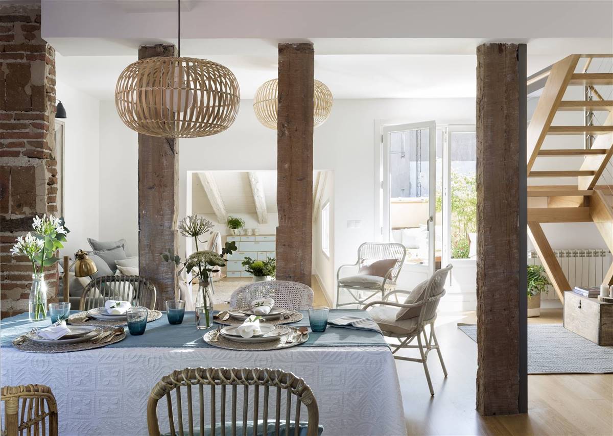 Los comedores rústicos más bonitos de El Mueble