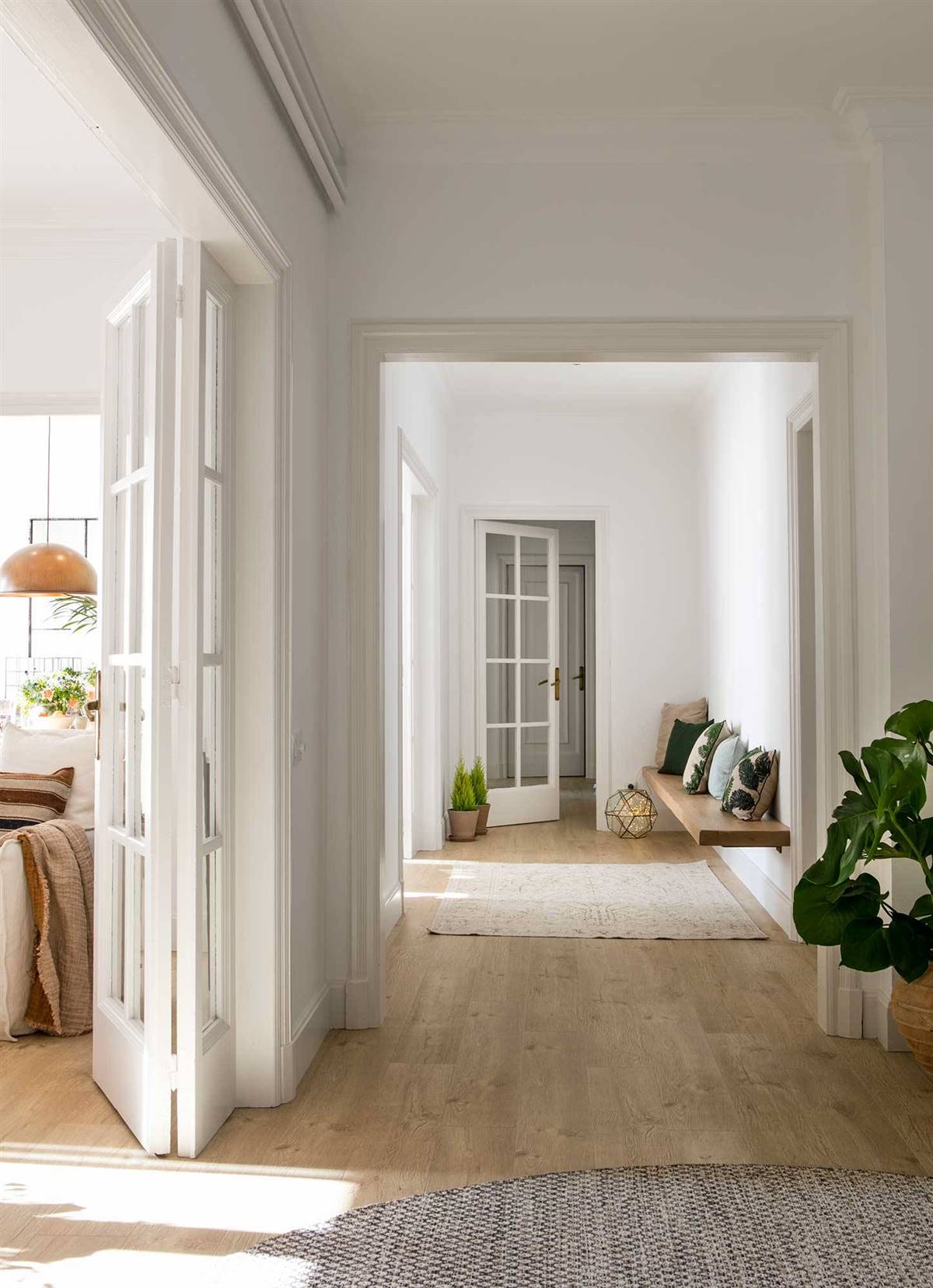 55 pasillos muy bien decorados y aprovechados