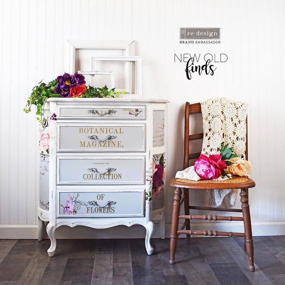 15 cómodas customizadas con transfer para decorar muebles espectaculares