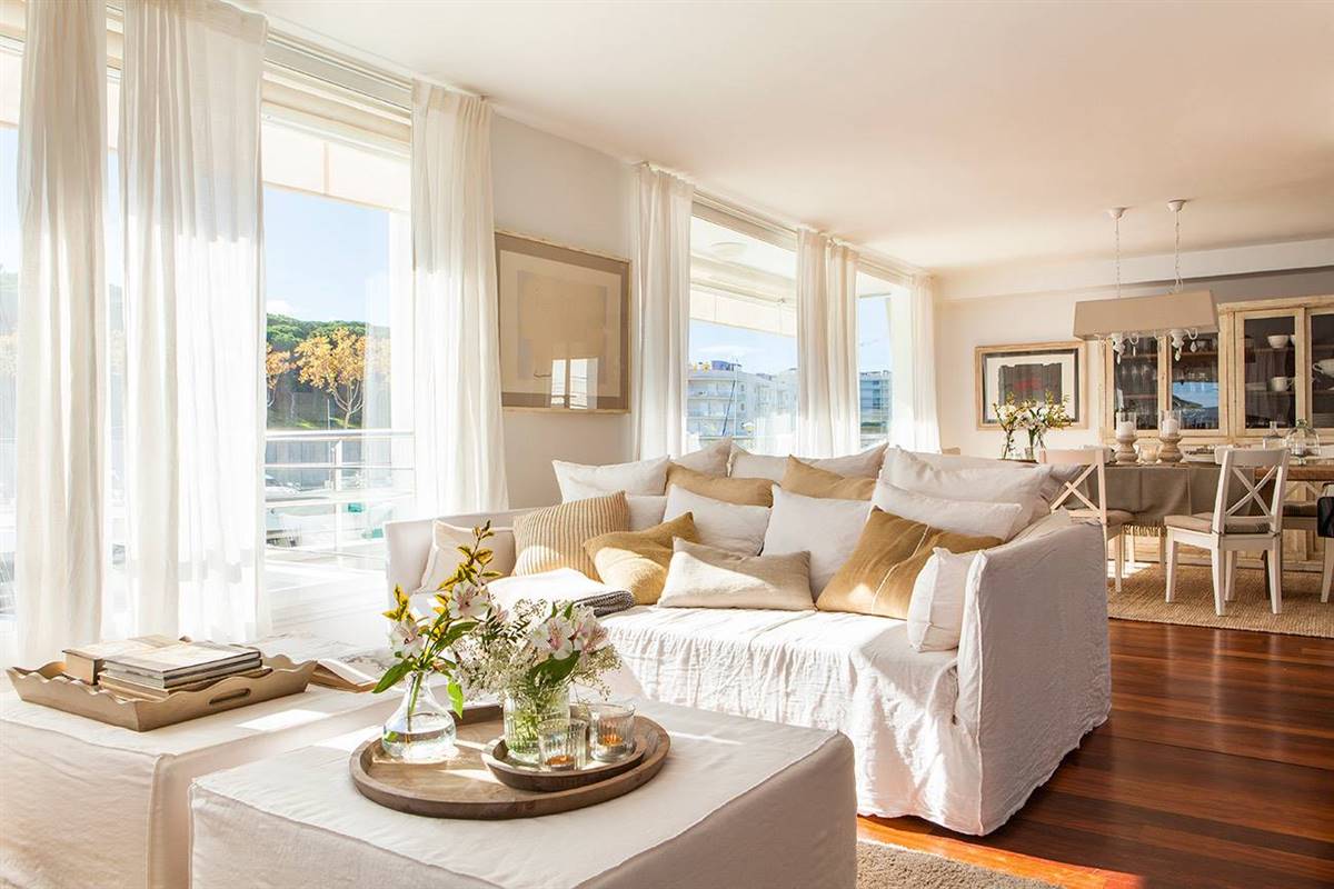 El color beige en la decoración: cálido, luminoso y versátil