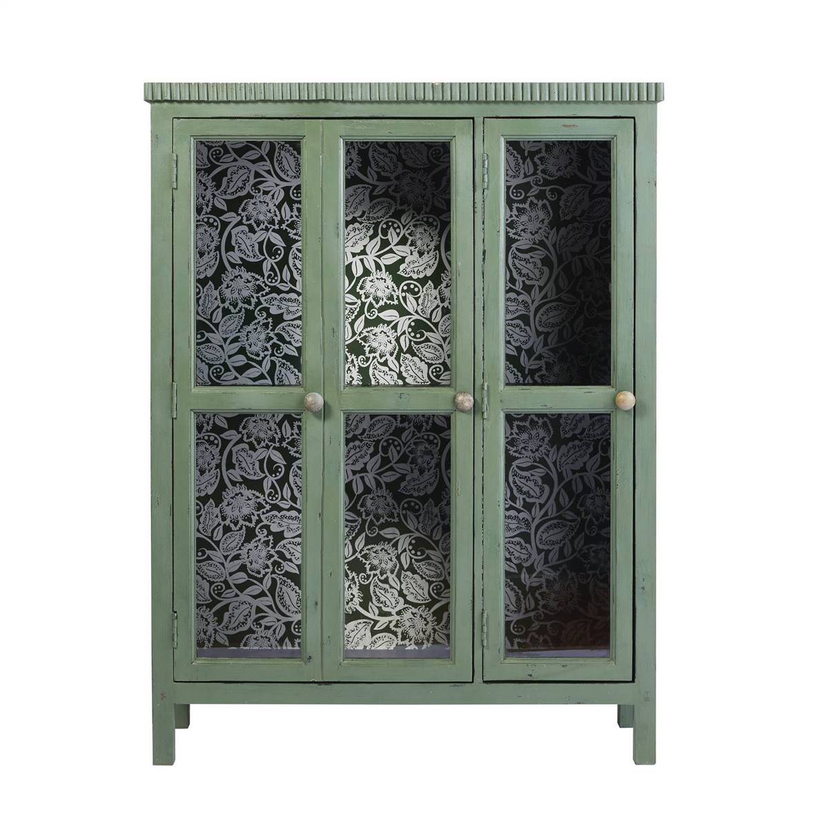 27 vitrinas decoradas con papel pintado que triunfan