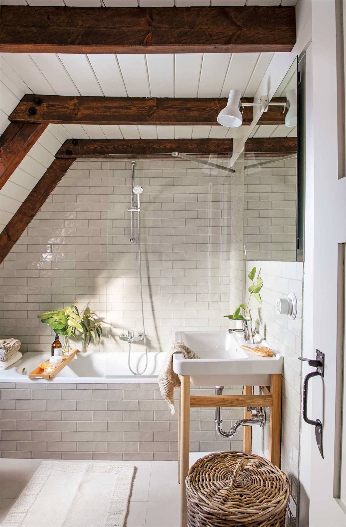 Baños rústicos: los 60 mejores de El Mueble