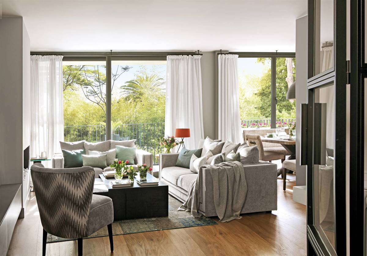 Cómo combinar el color gris para decorar el salón con estilo y ...