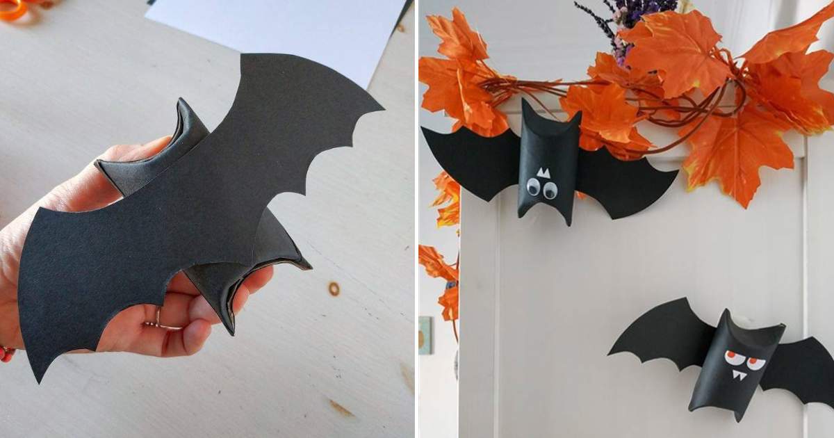 Murciélago para Halloween (24 fotos): cómo hacer una figura de papel ...