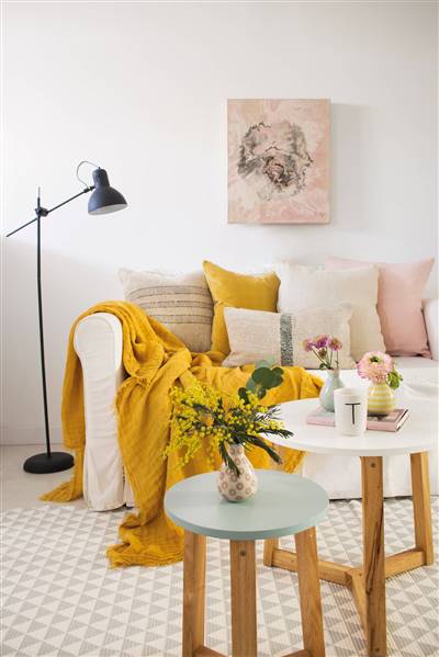 Cómo combinar el color mostaza en decoración