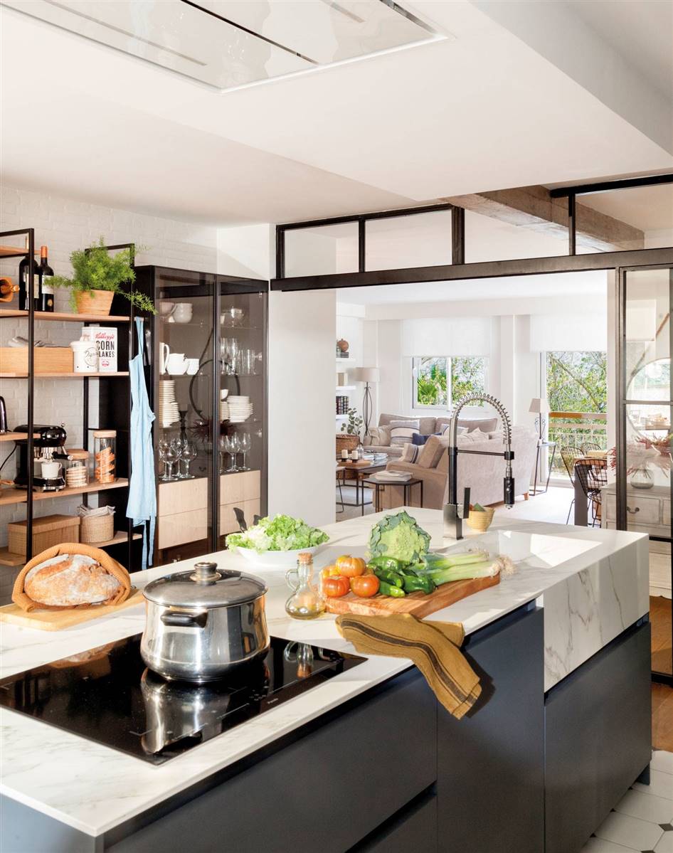 Qué color de encimera elegir según el color de tu cocina