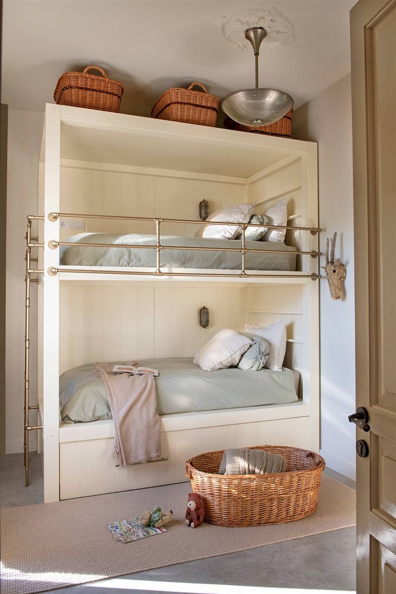 Literas infantiles: la opción más divertida para aprovechar el espacio y que a tus hijos les ...