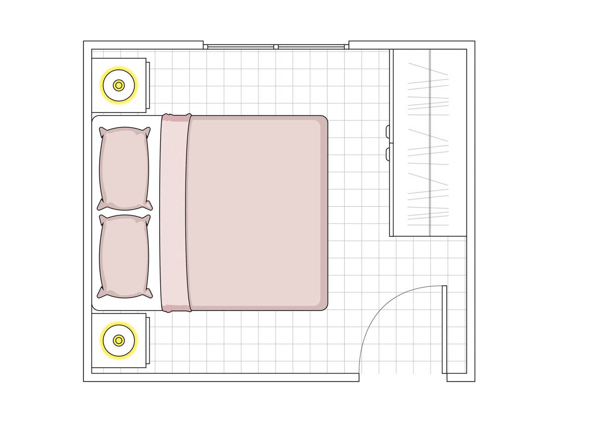 Cómo distribuir el dormitorio: guía con planos