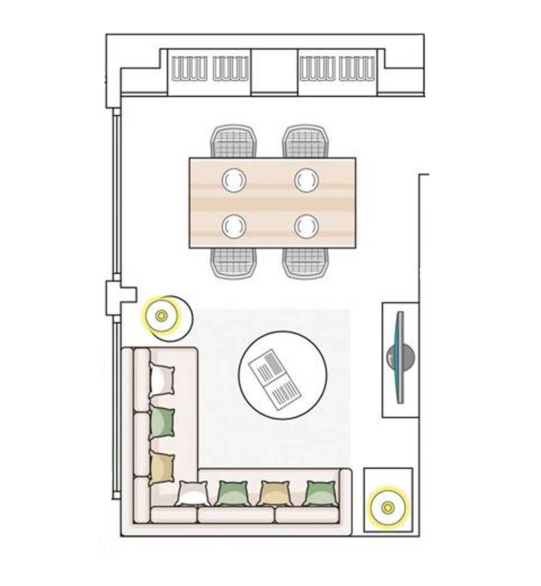 Gana espacio en casa: ideas de armarios para guardar en el comedor
