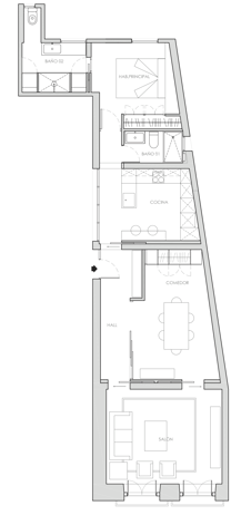Este piso de 75m2 en Madrid es pequeño, pero matón. Está pensado al ...
