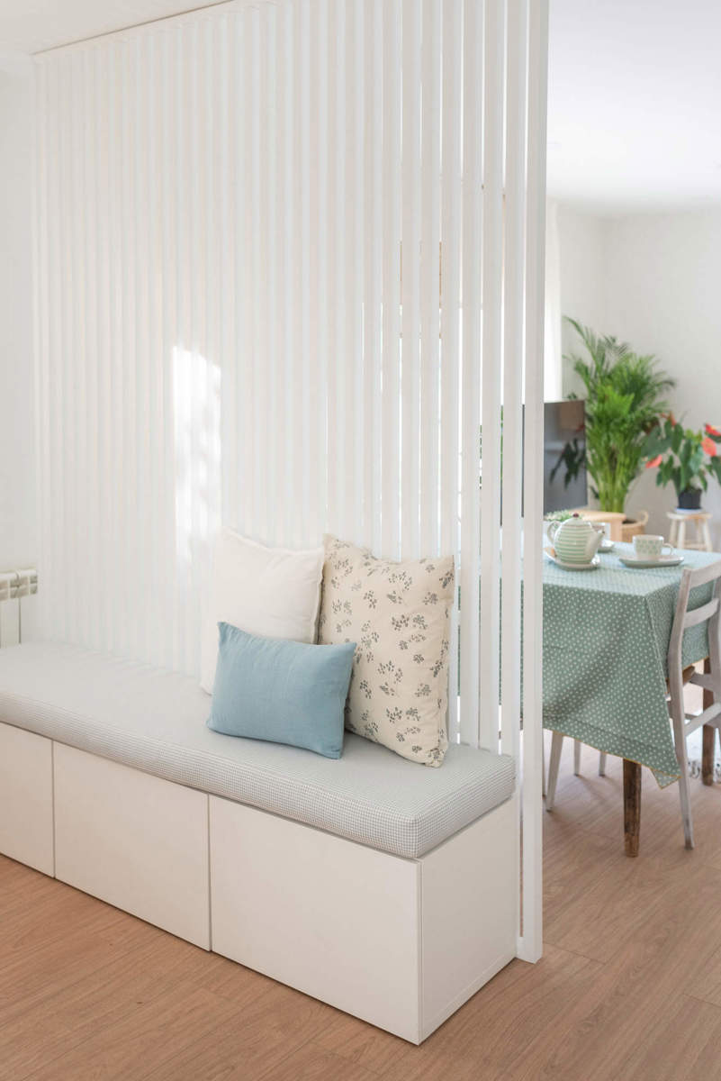 Los paneles decorativos de madera con listones son tendencia