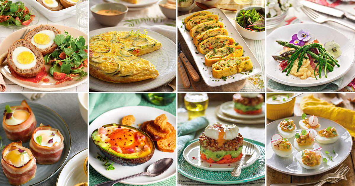 35 recetas con huevos fáciles y vistosas que te sabrán a gloria