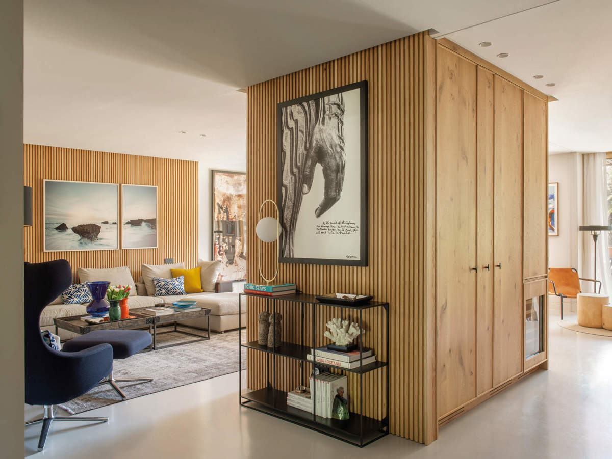 Súmate a la tendencia de los listones de madera: decorar las paredes ...