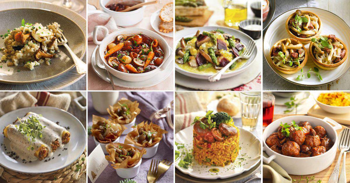 13 recetas con setas y hongos fáciles y muy sabrosas