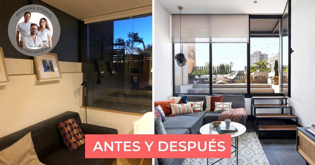 Antes y después: el gran cambio de un ático desfasado que ha quedado ...