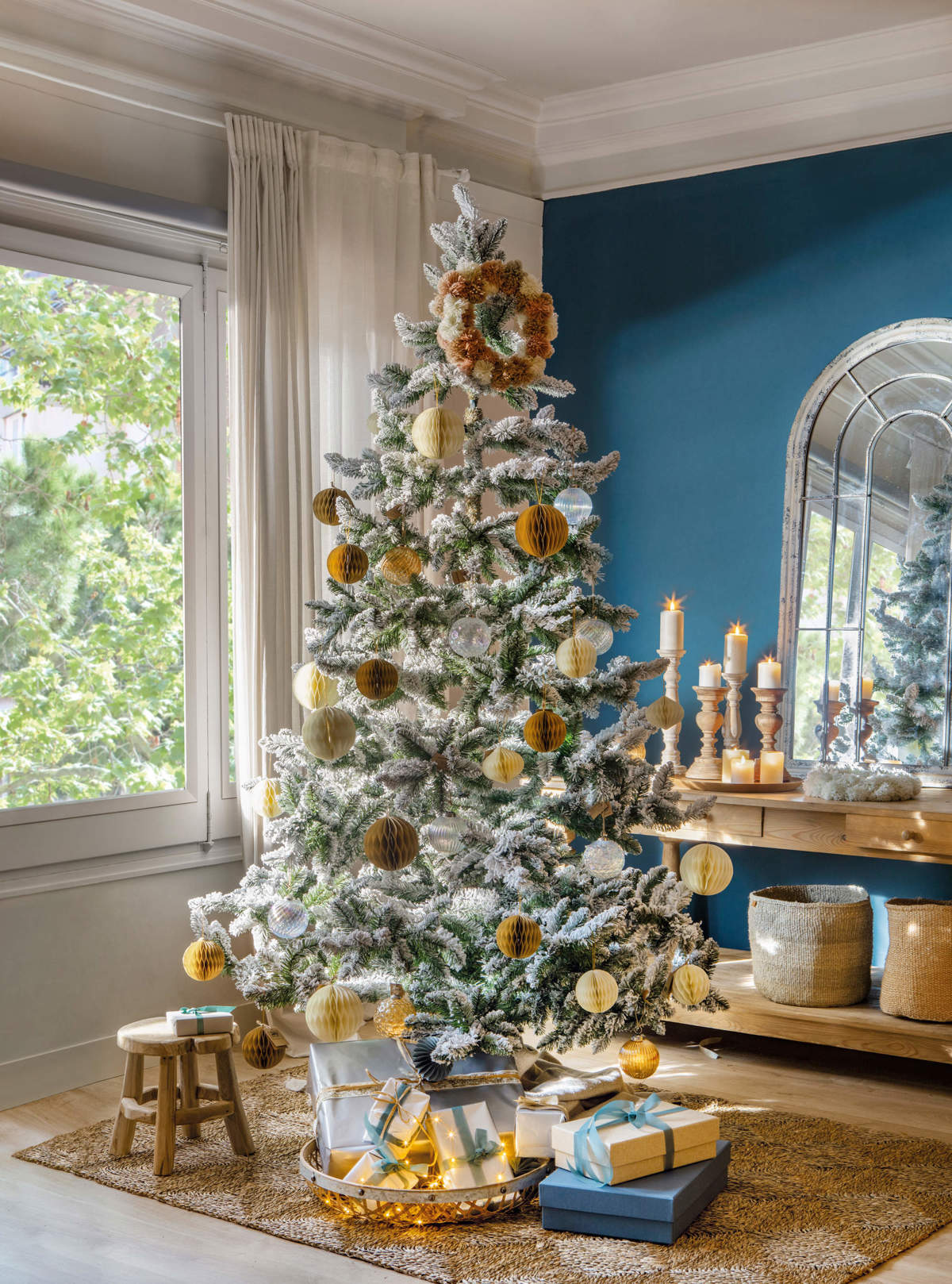 15 ideas fabulosas de revista para decorar el árbol de Navidad