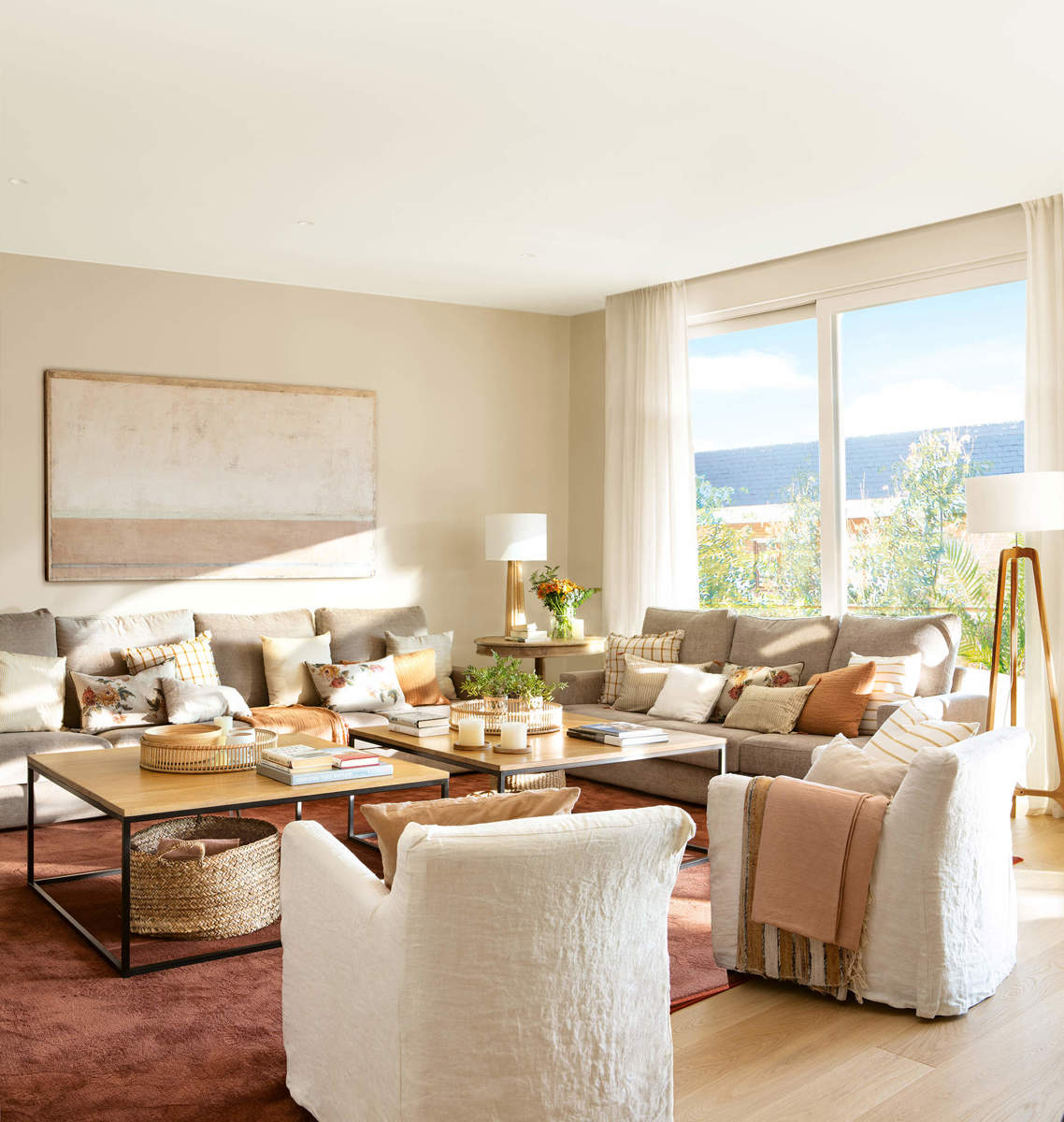 Salones con alfombra: los 13 ejemplos más cálidos para inspirarte este ...