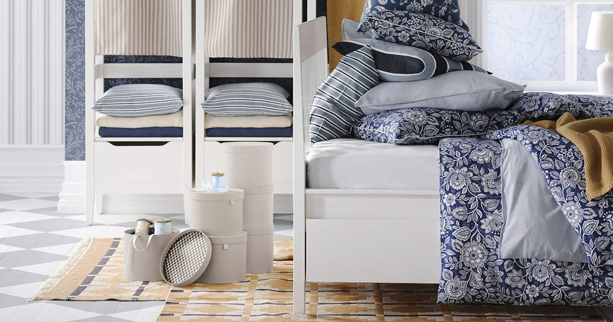 IKEA empieza el 2024 con novedades: textiles de colores y estampados y mucho orden en casa (a la ...