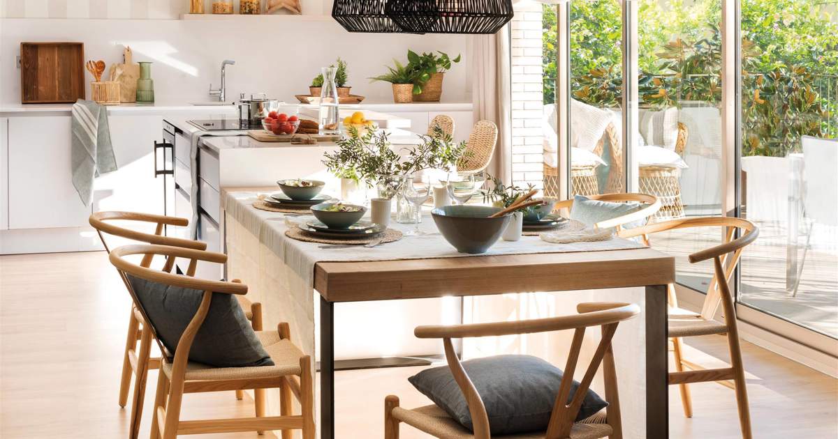 Cómo diseñar y decorar un comedor para que sea fácil de limpiar, según ...