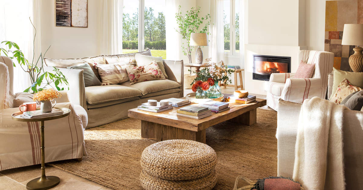 Los espectaculares salones que verás en la revista de El Mueble de este mes: acogedores y llenos ...