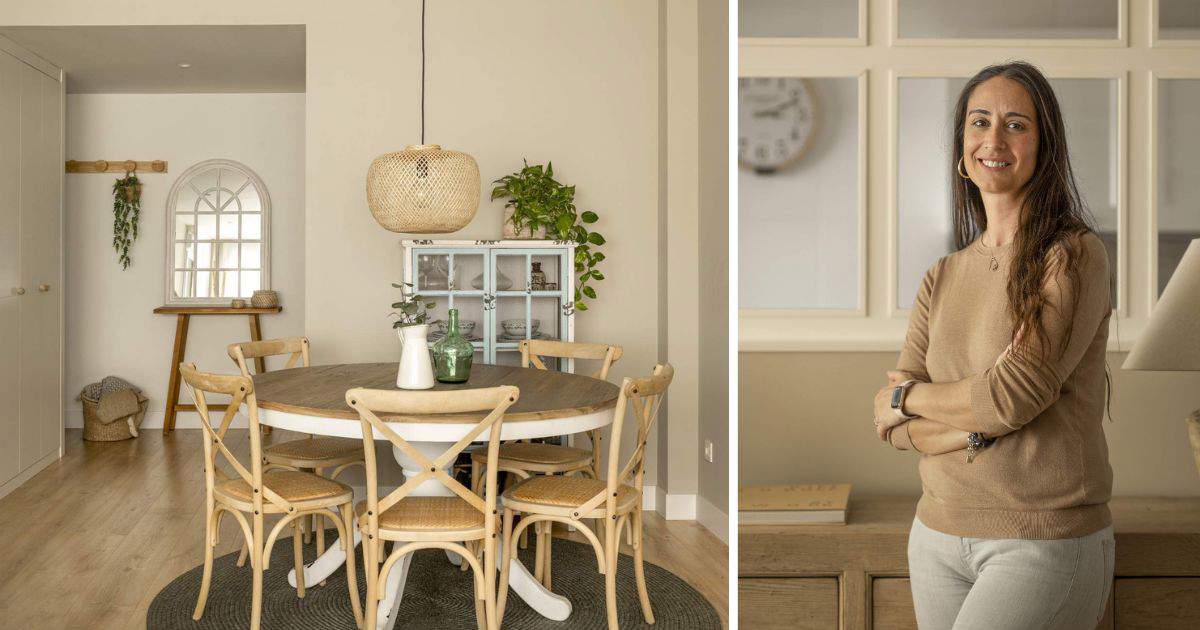 Pareja joven con niños busca piso acogedor y bien aprovechado: la interiorista Mar Vidal le dio ...