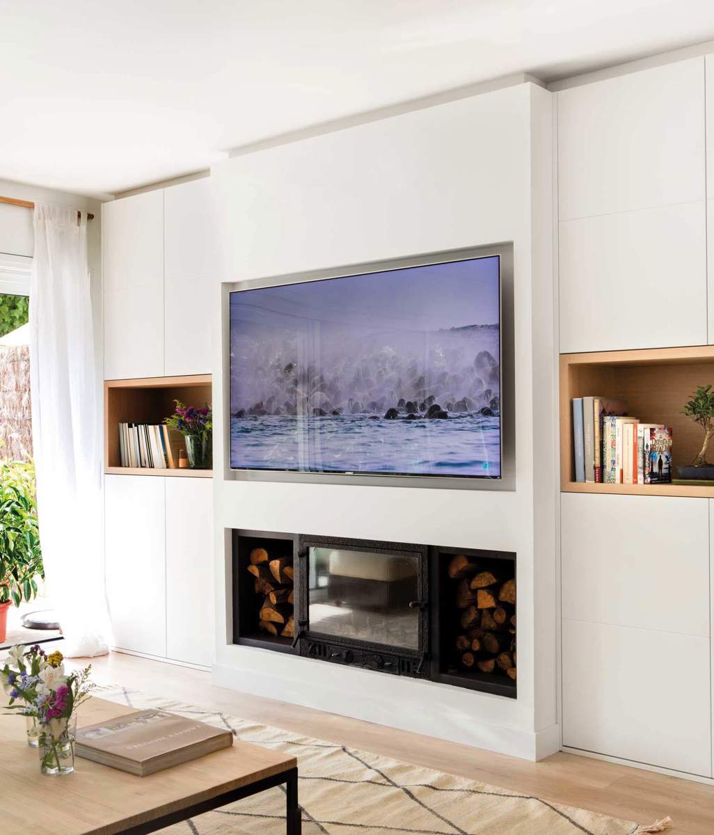 Decorar la pared del televisor: 12 grandes ideas que puedes copiar de ...