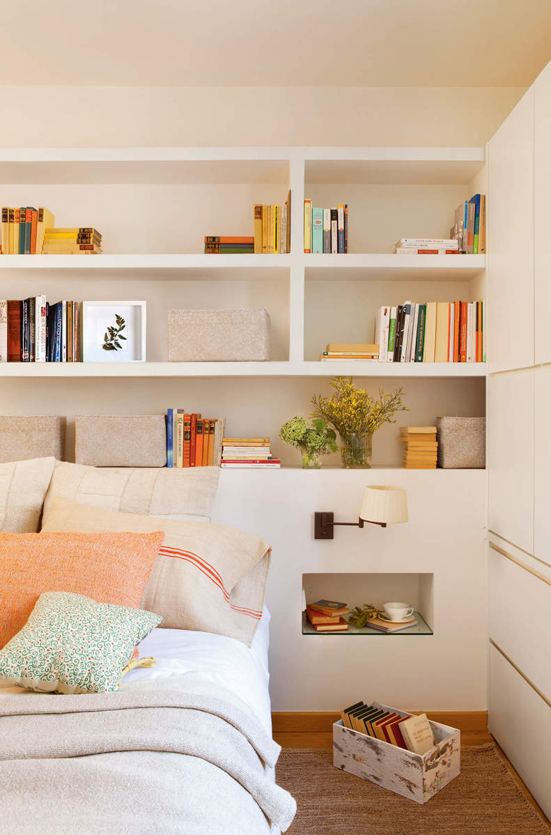 17 ideas originales para decorar con libros más allá de la estantería