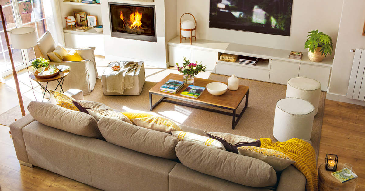 Los SALONES que verás en la revista El Mueble de este mes tienen sofás mullidos, mucho encanto y ...