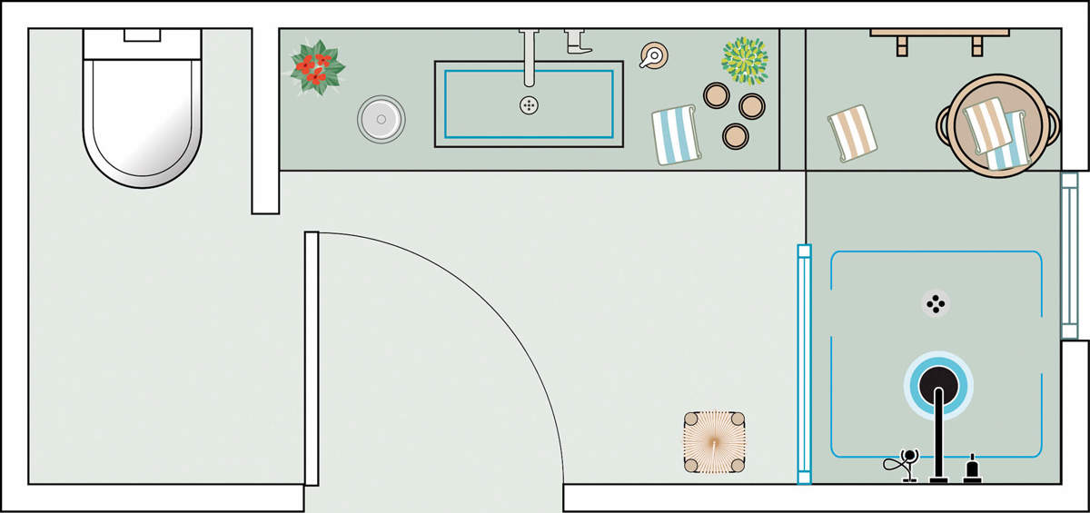 Más de 15 PLANOS de baños de la revista El Mueble que te inspirarán en ...