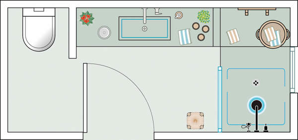 Más de 15 PLANOS de baños de la revista El Mueble que te inspirarán en ...