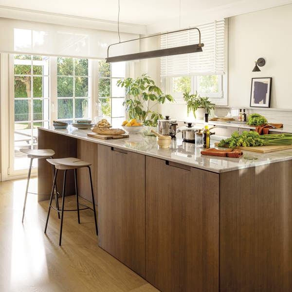 Qué color de encimera elegir según el color de tu cocina