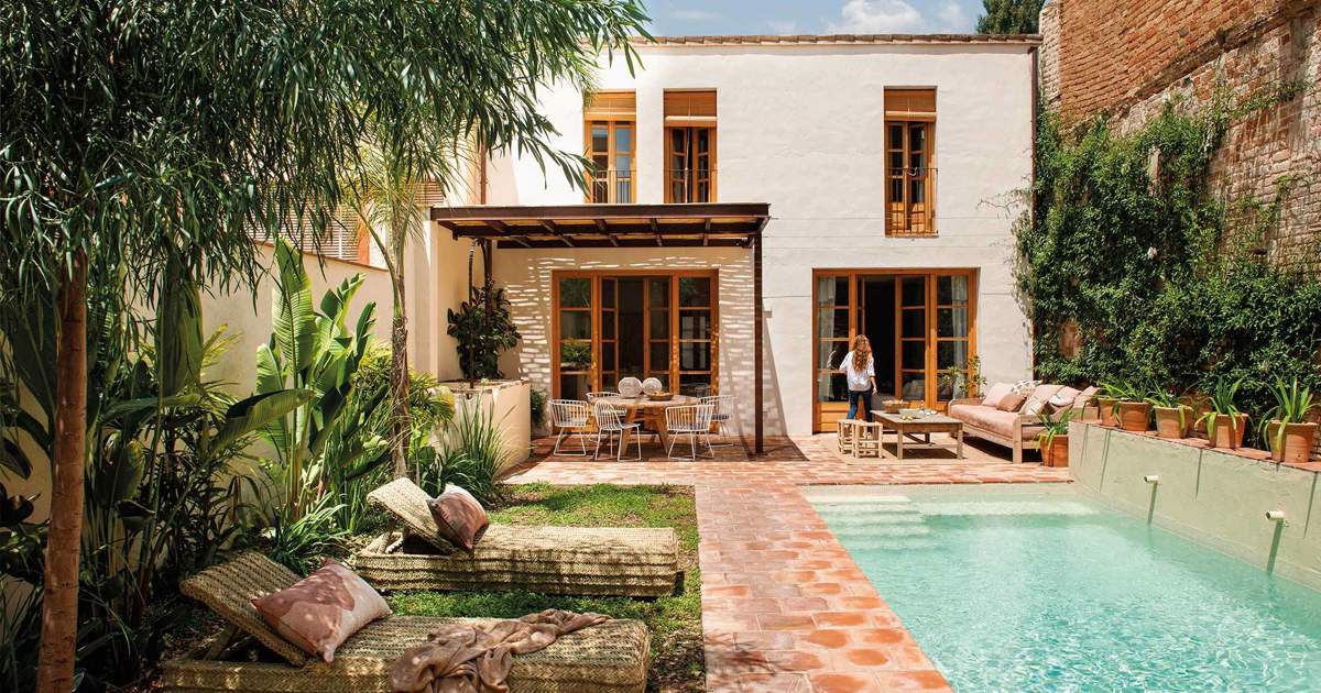 Patios con piscina: 7 mágicas e inspiradoras ideas para crear tu rincón ...