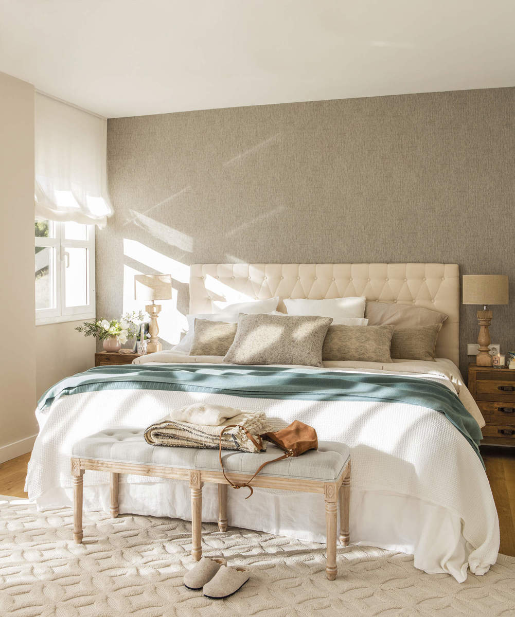 Dormitorios con cabeceros beige: 10 ideas y FOTOS para decorar las ...