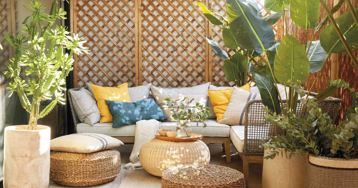 Decorar una pared del patio o la terraza y lograr un resultado ...