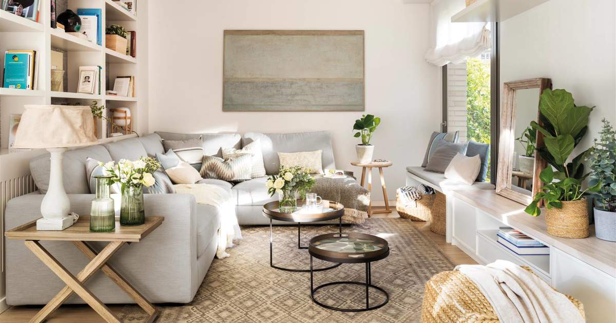 Odiaba mi sofá gris hasta que la estilista de EL Mueble,Inés Cusí, me ...