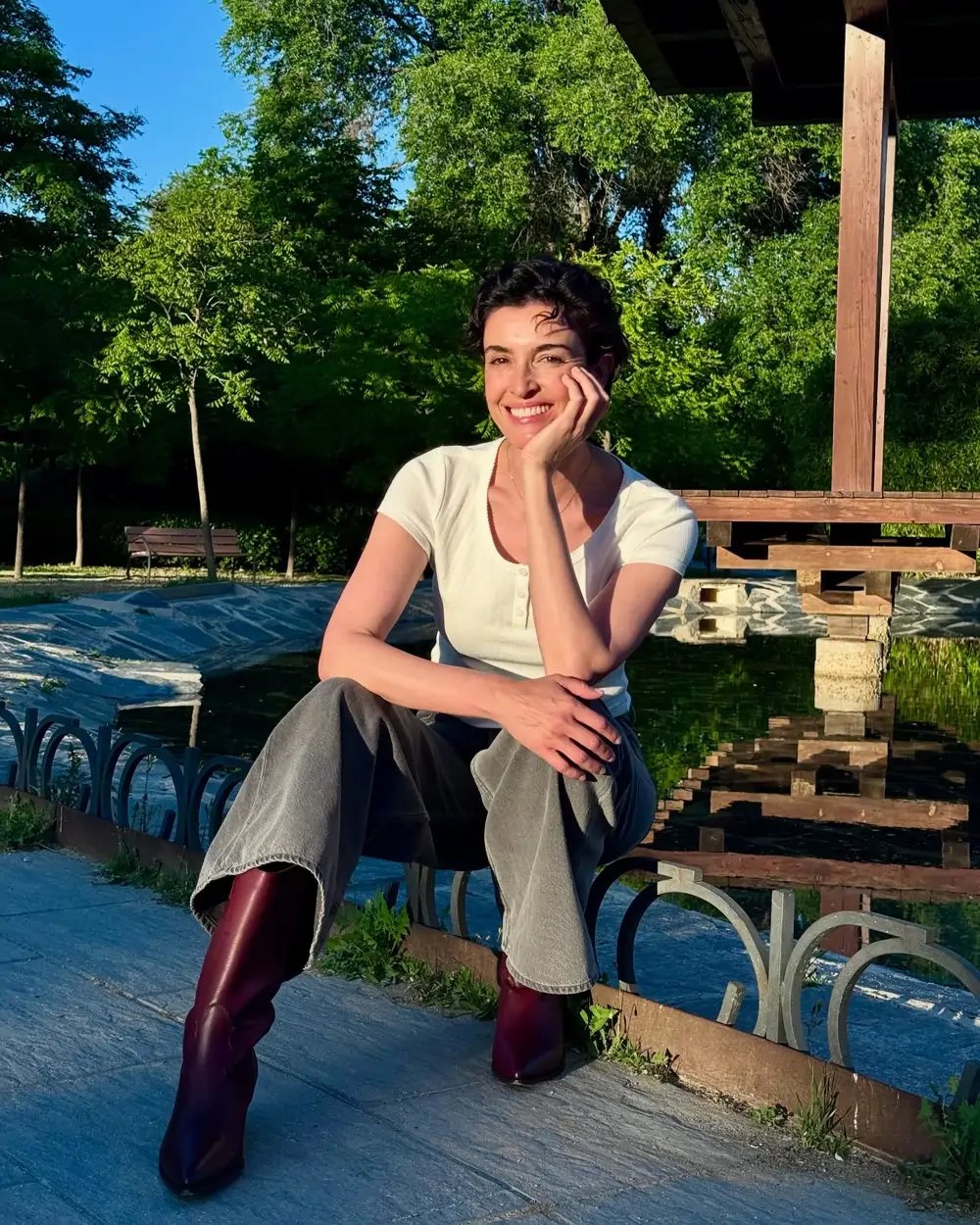 Blanca Romero (49 años) enamorada de su casa de campo en Asturias ...