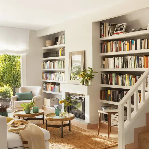 17 ideas originales para decorar con libros más allá de la estantería