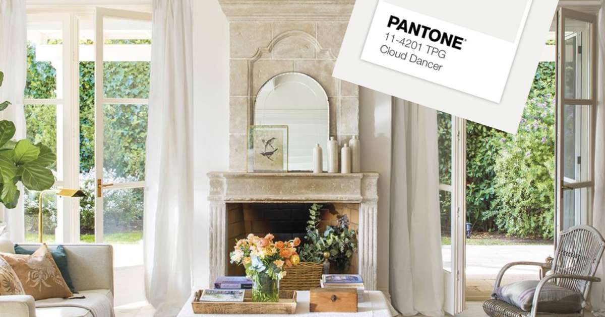 El blanco no ha pasado de moda: hoy ha llegado Cloud Dancer, el nuevo color Pantone 2026