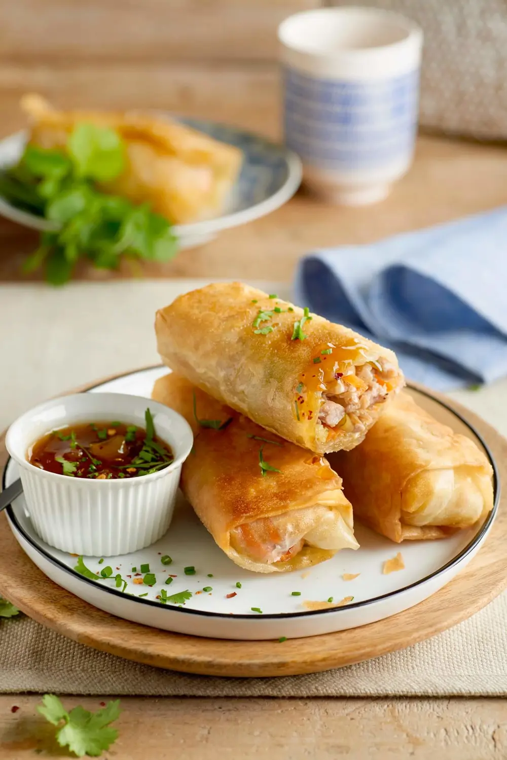 Rollitos de primavera para freidora de aire: fáciles, crujientes y ...
